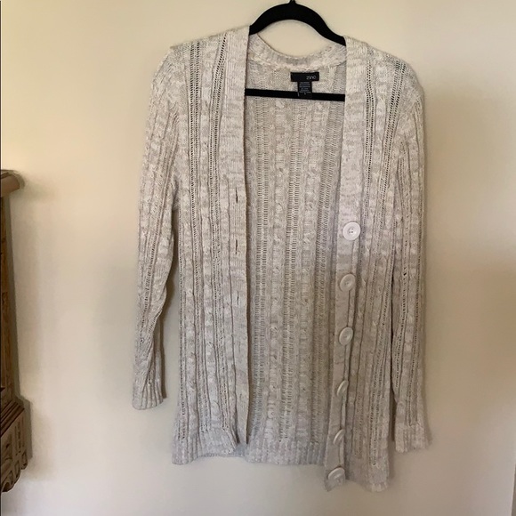 zinc | Sweaters | Cableknit Cardigan | Poshmark